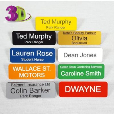 Acrylic Badges – 3DPRINT
